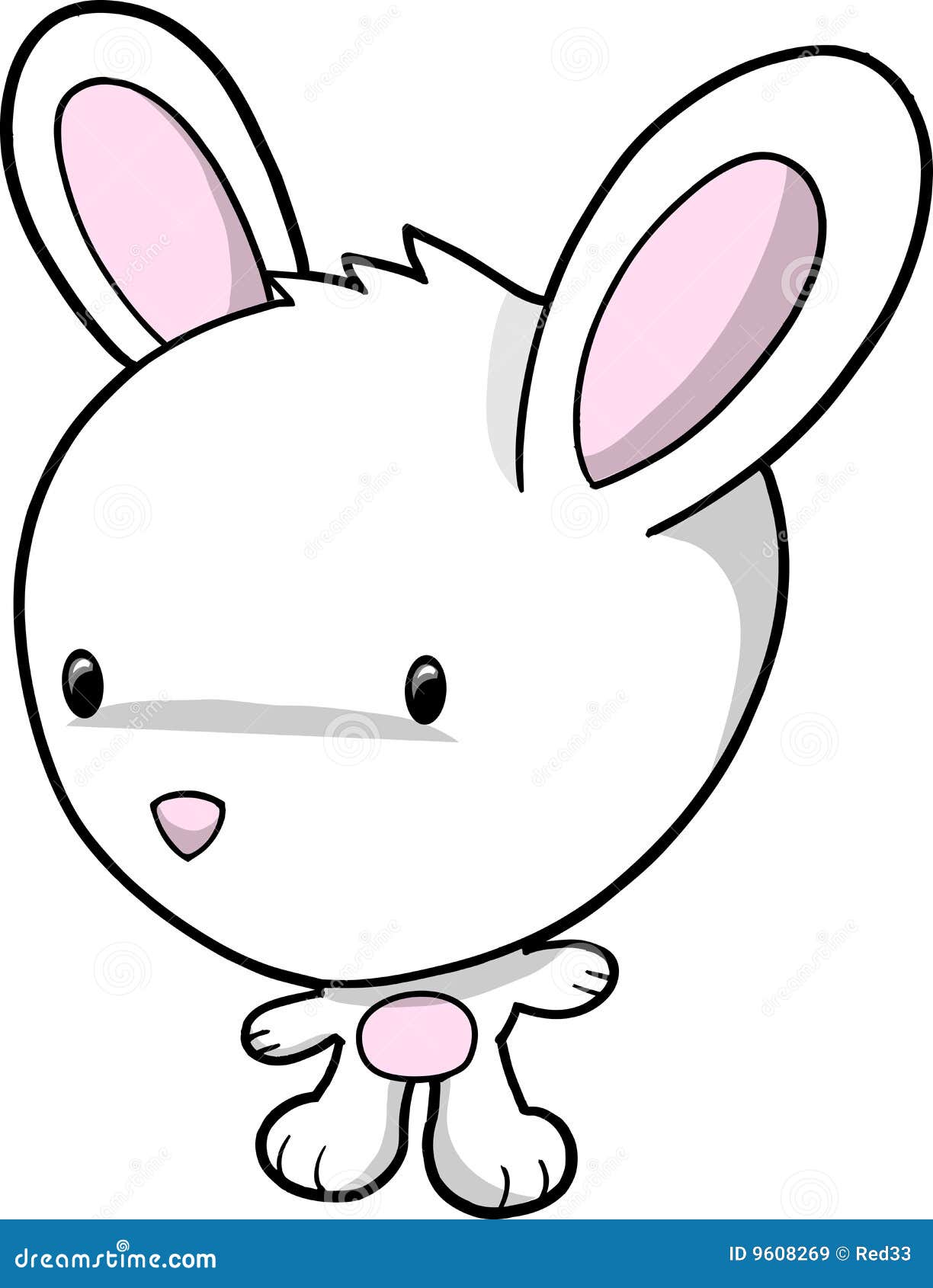 Bunny Rabbit Vector Illustration Stock Vector - Illustration of ...