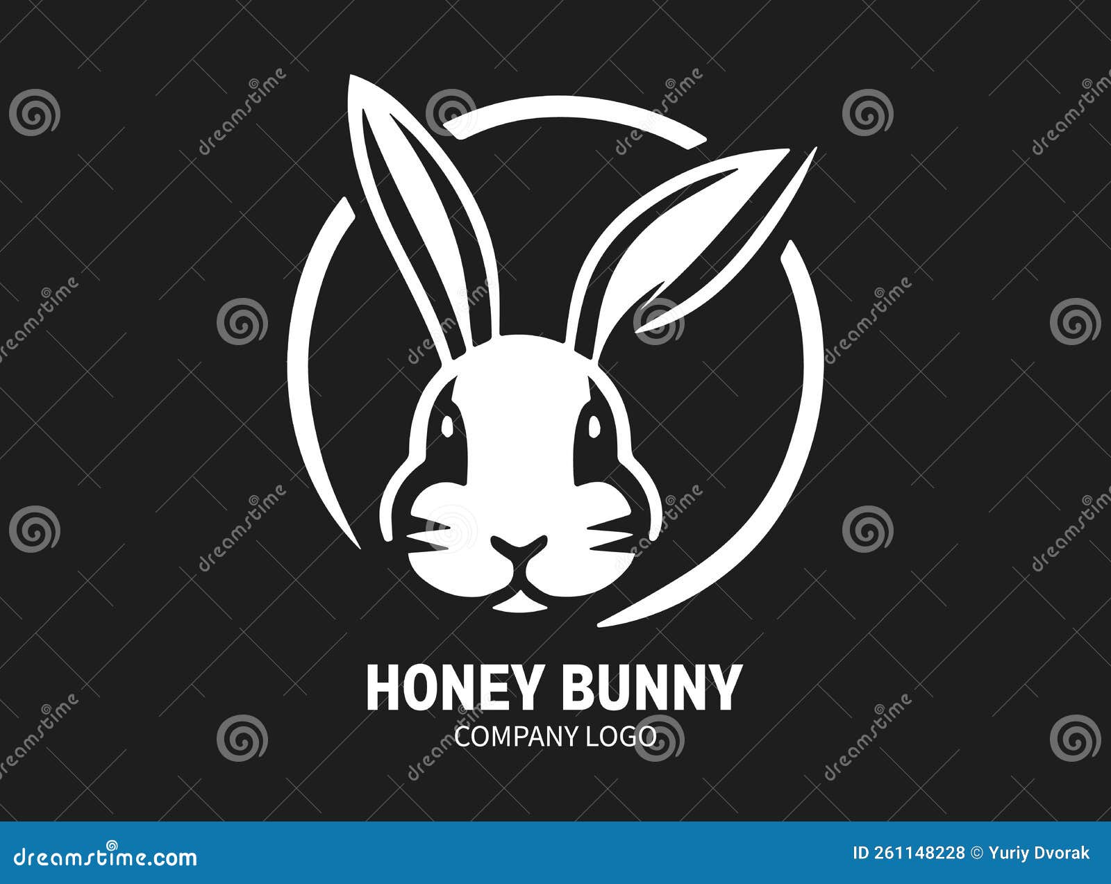 Bunny or Rabit Logo Design, Vector Illustration Stock Vector ...