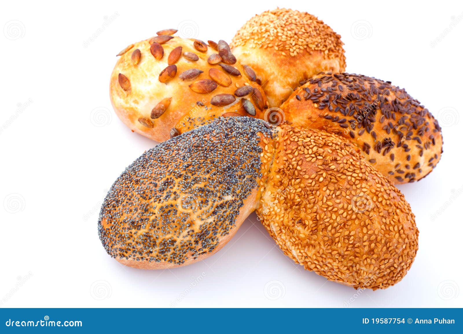 Buns stock photo. Image of assortment, grain, slices - 19587754