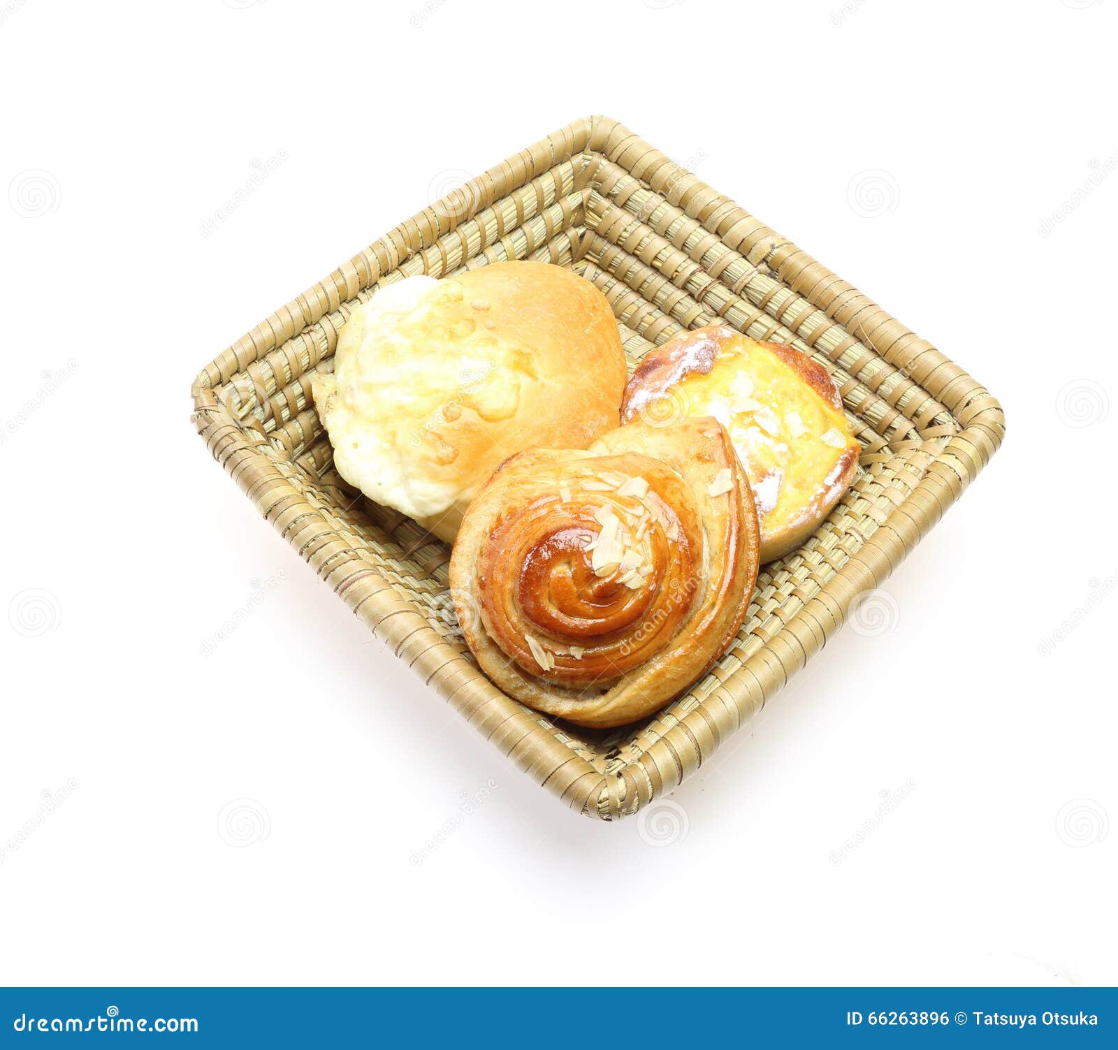 Buns in a basket stock photo. Image of baked, shot, buns - 66263896