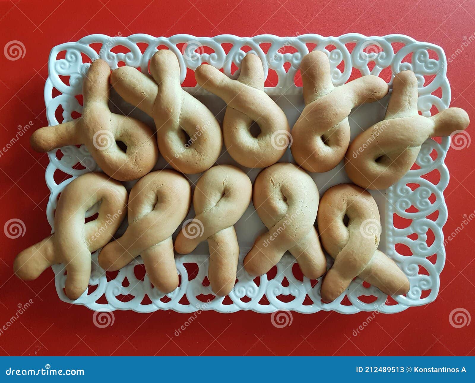 Buns Greek Traditional for Easter Celebration Stock Image - Image of ...