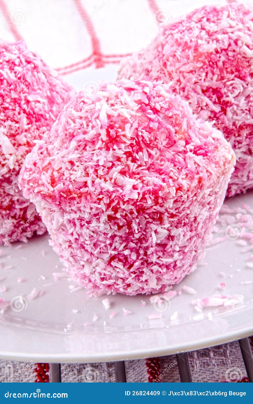 Buns Rolled in Strawberry Jelly Stock Image - Image of traditional ...