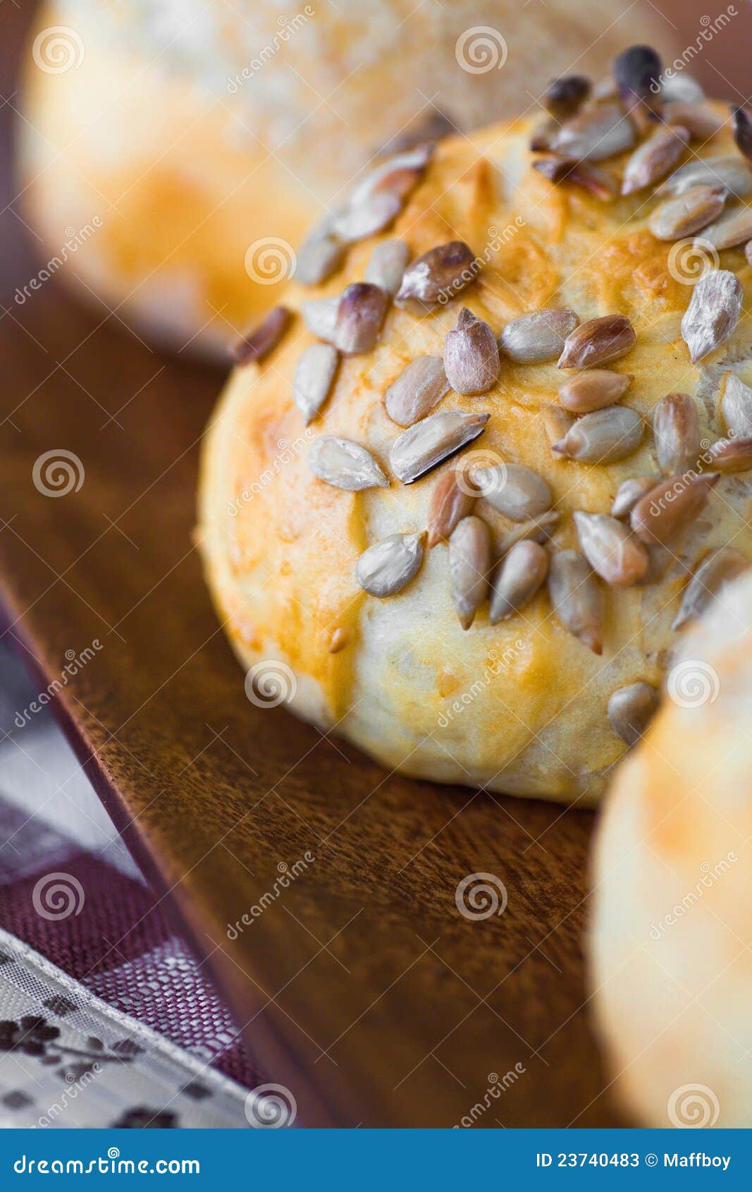 Buns with seeds stock image. Image of dessert, life, bread - 23740483