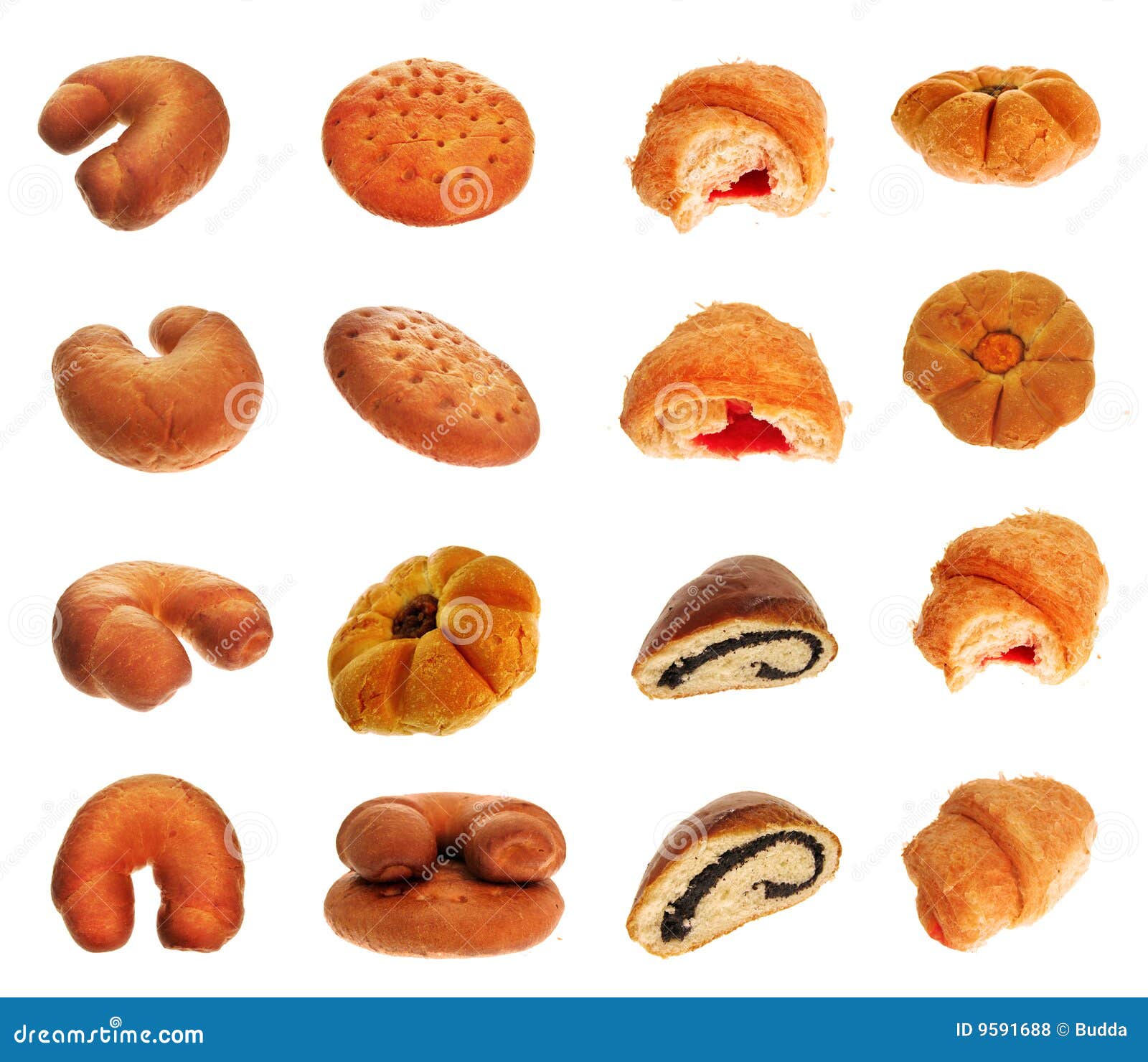 Buns set stock photo. Image of white, diet, group, corn - 9591688