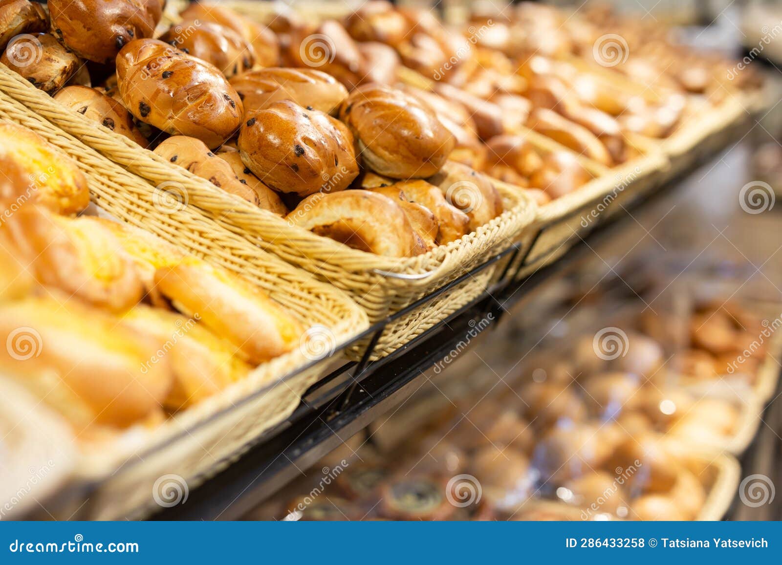 Buns Stuffed with Raisins on the Counter Stock Photo - Image of cooking ...