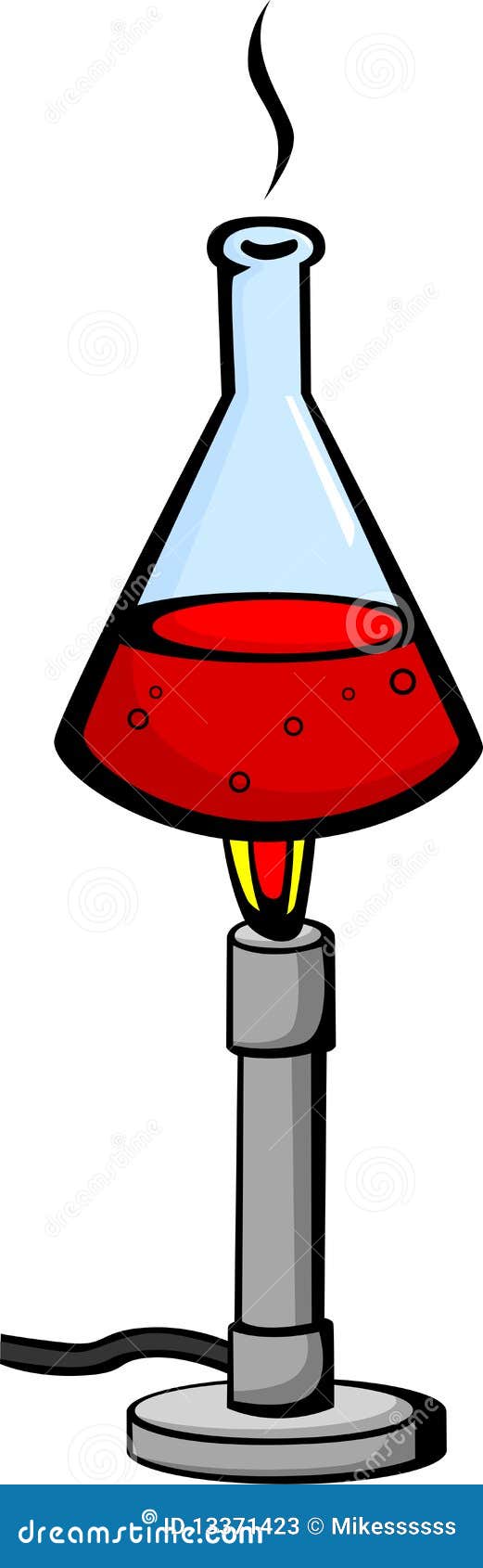 Bunsen Burner Icon, Cartoon Style Vector Illustration | CartoonDealer ...