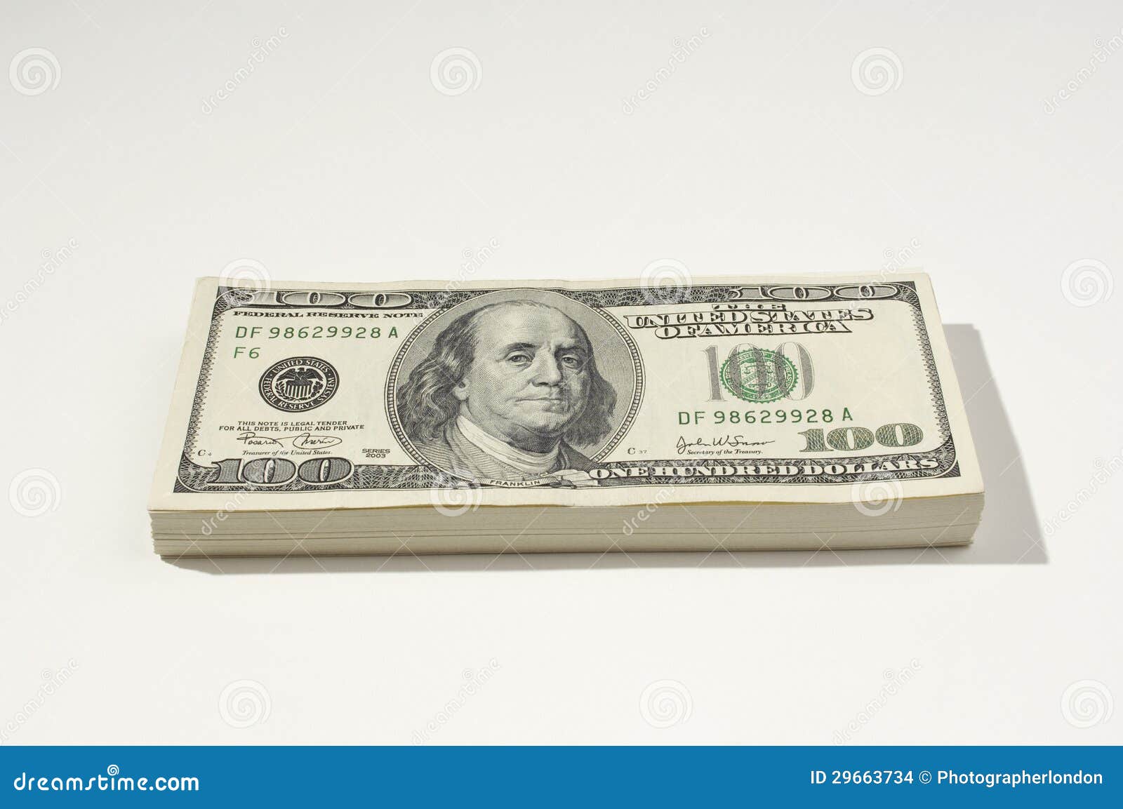 Bunt av USA-valuta arkivfoto. Bild av sedel, hundra, konto - 29663734