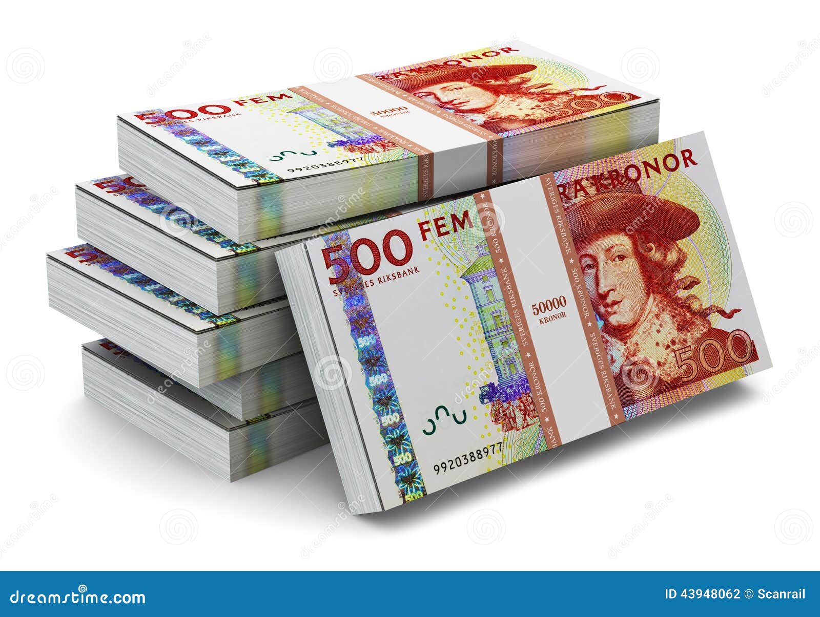 Buntar Av 500 Svenska Krones Stock Illustrationer - Illustration av ...