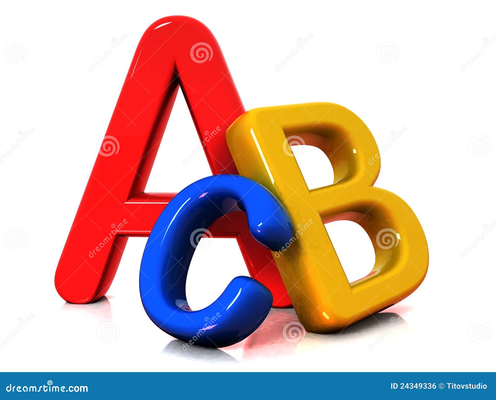 Bunte ABC-Zeichen stock abbildung. Illustration von text - 24349336