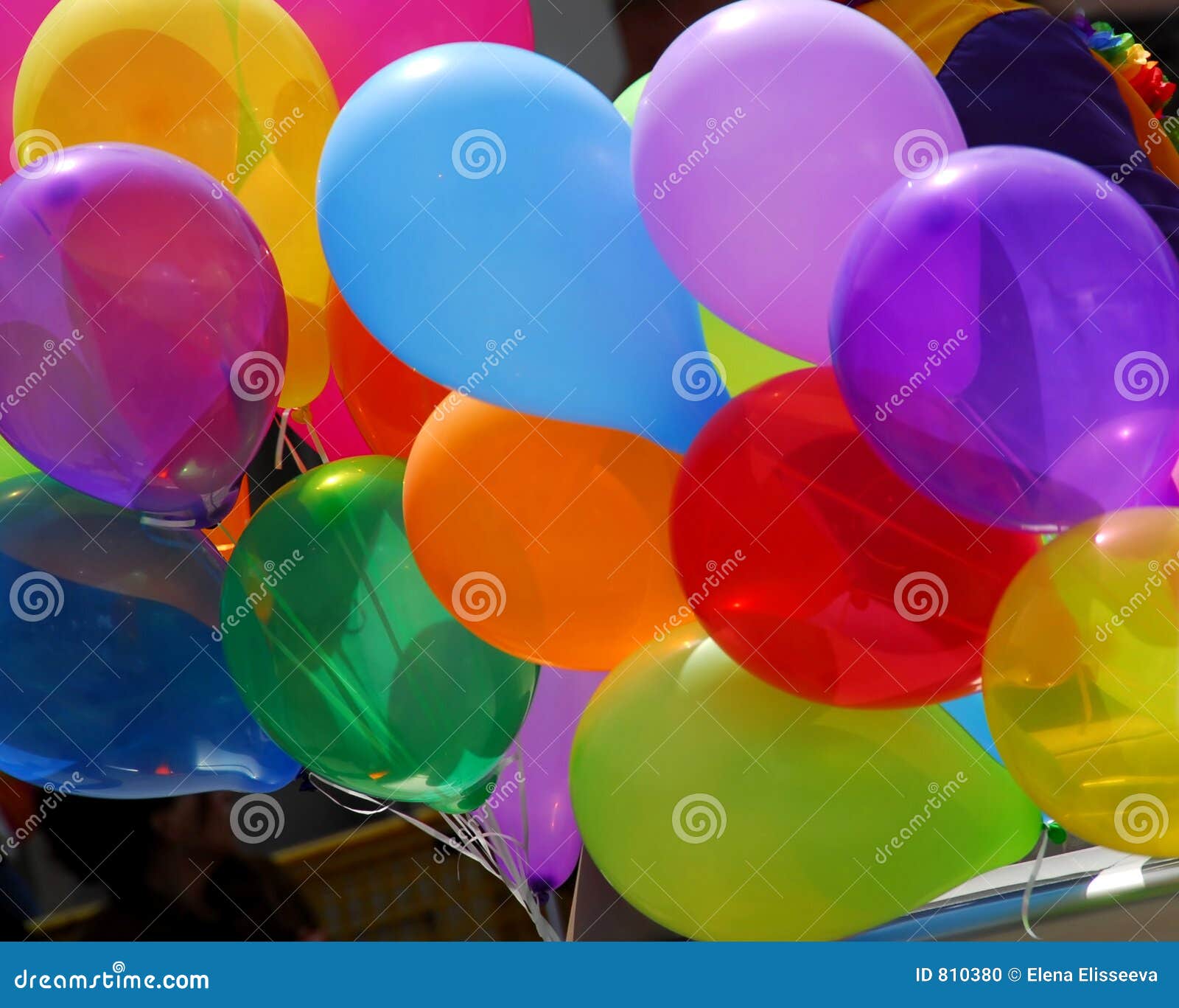 Bunte Ballone stockfoto. Bild von froh, bunt, gelegenheit - 810380
