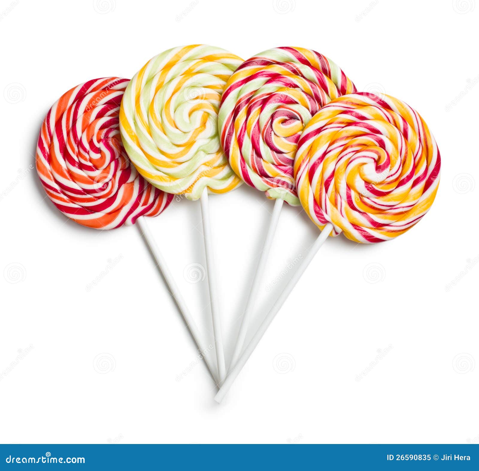 Bunte Lutscher stockbild. Bild von regenbogen, nahrung - 26590835