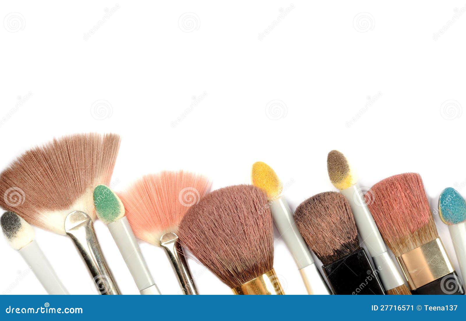 Bunte Pinsel stockbild. Bild von ansammlung, produkt - 27716571