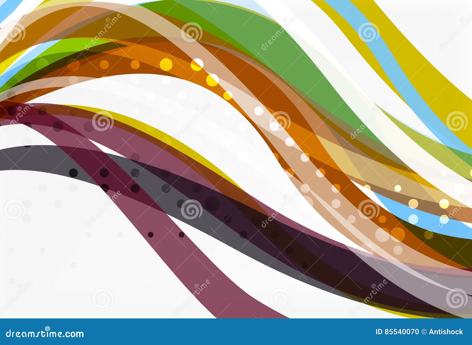 Bunte Streifen Auf Hellem Hintergrund Vektor Abbildung - Illustration ...