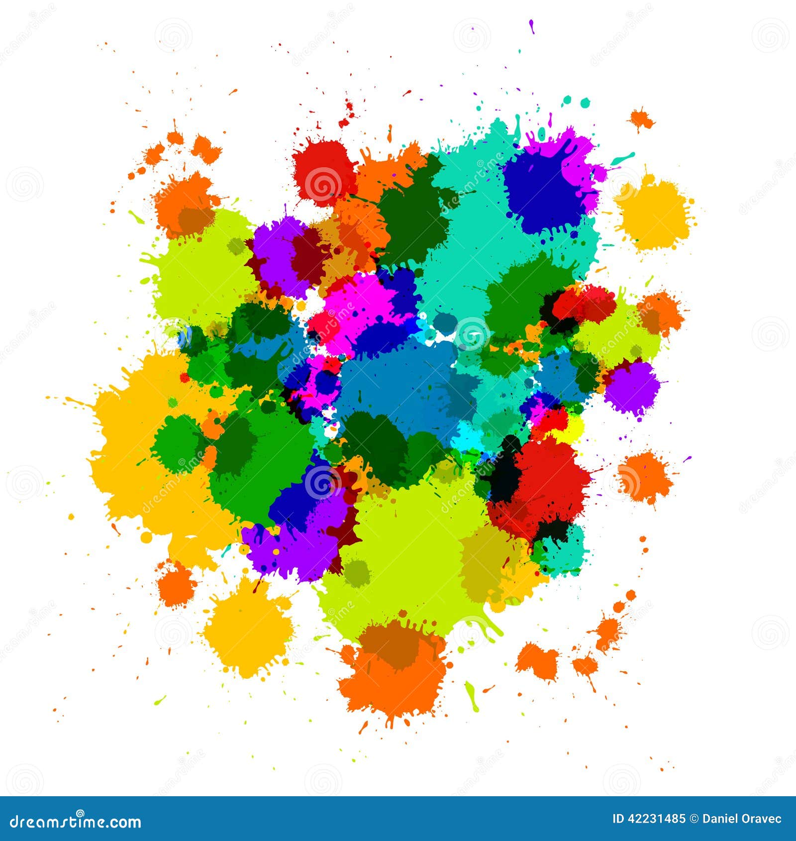 Bunte Transparente Vektor-Flecke, Flecken Vektor Abbildung ...
