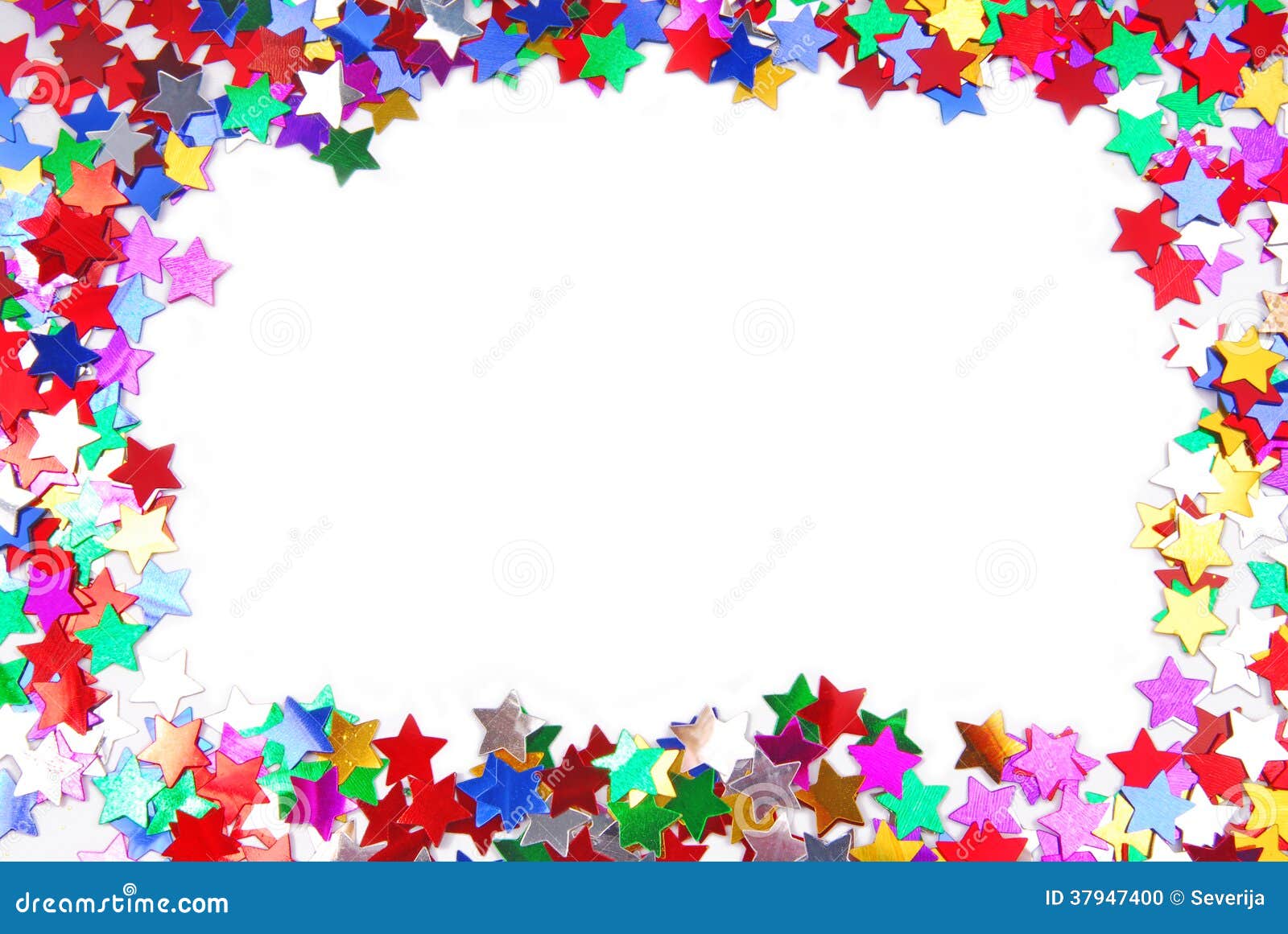 Bunter Rahmen Der Konfettis Stockfoto - Bild von farbe, fest: 37947400