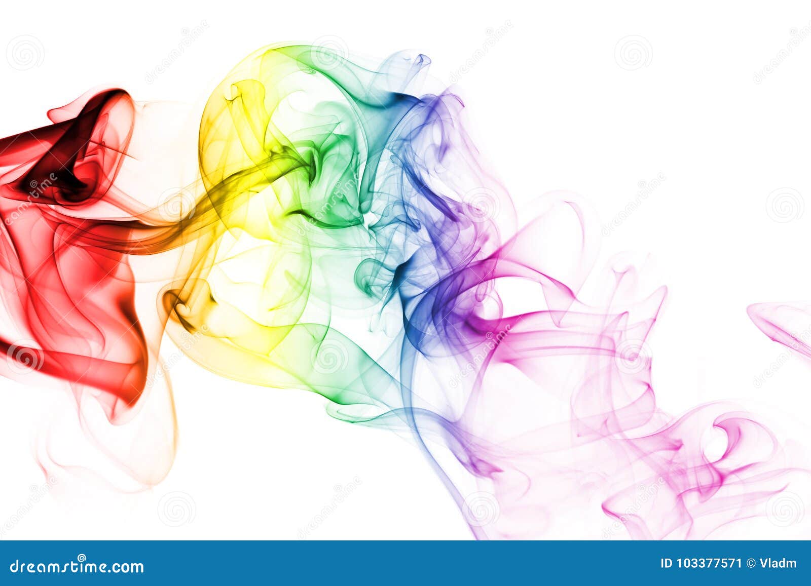 Bunter Regenbogen-Rauch stockbild. Bild von schick, schmutz - 103377571