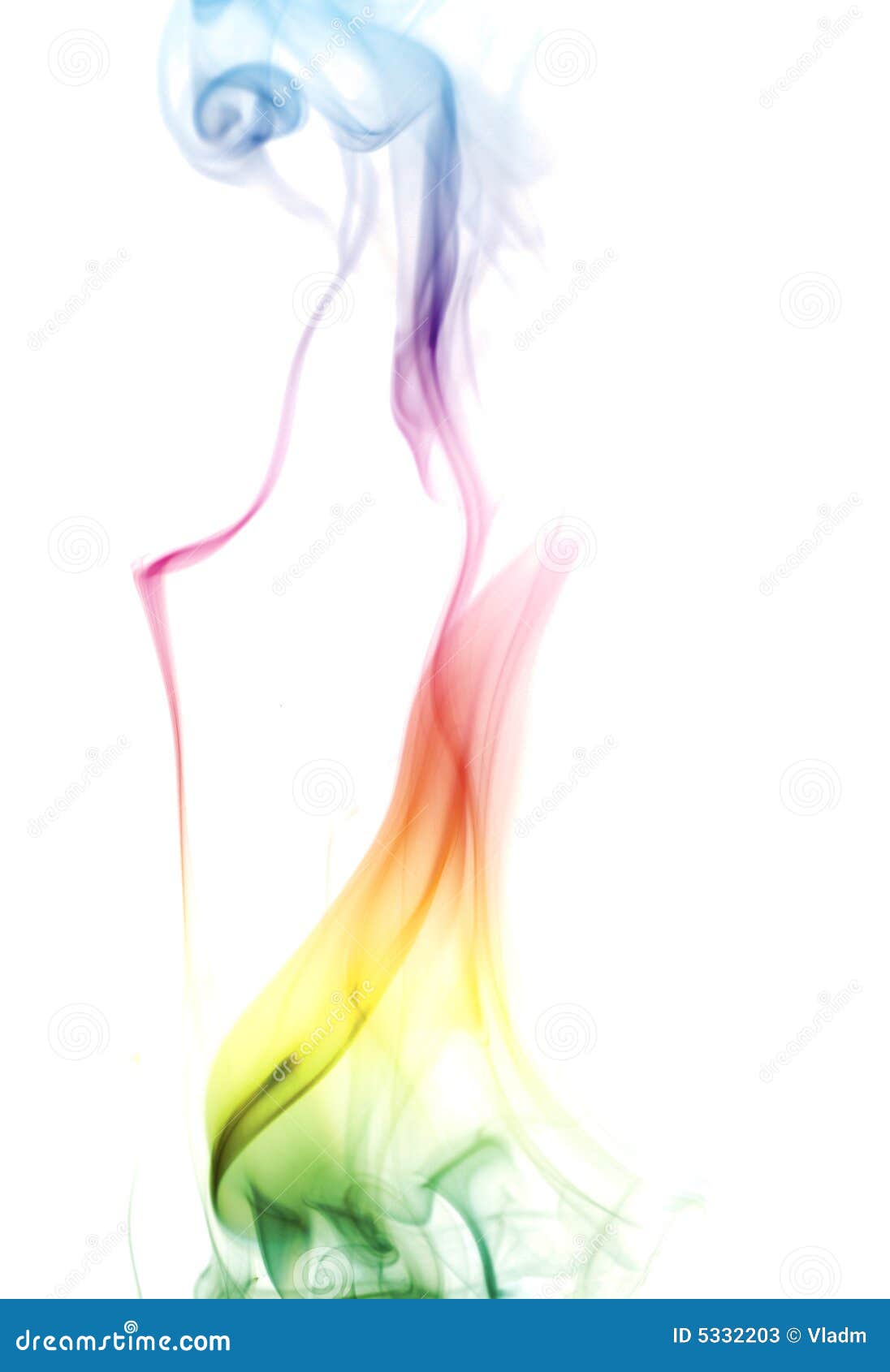 Bunter Regenbogen-Rauch stockbild. Bild von rotation, umwelt - 5332203