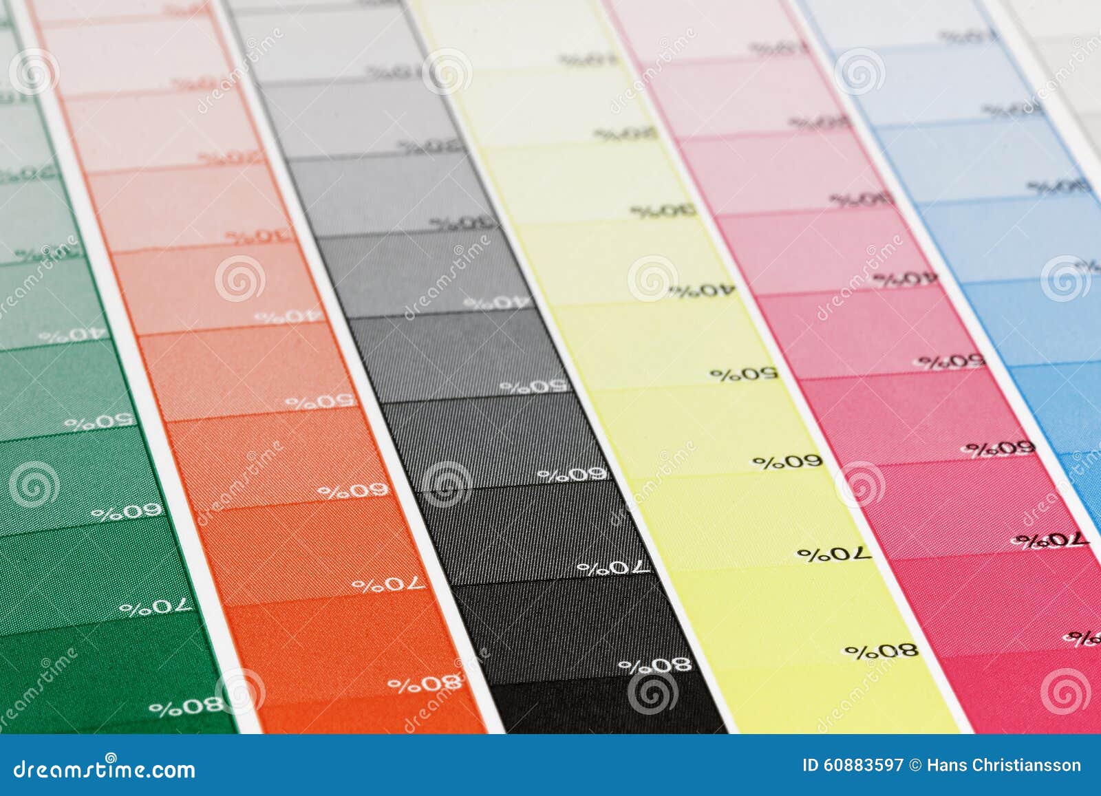 Bunter Testdruck stockbild. Bild von papier, farbe, wissenschaft - 60883597