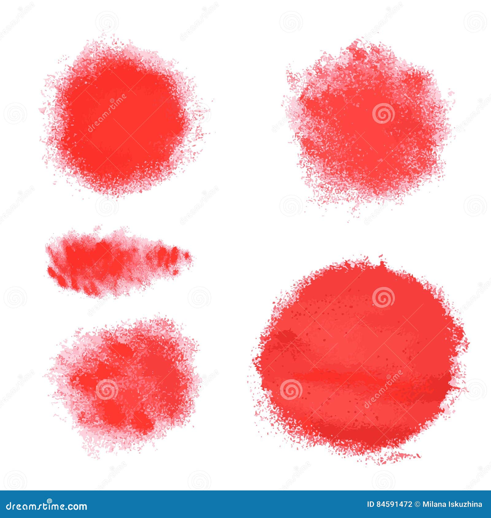 Bunter Vektor Spritzt - Fleck, Flecke Vektor Abbildung - Illustration ...