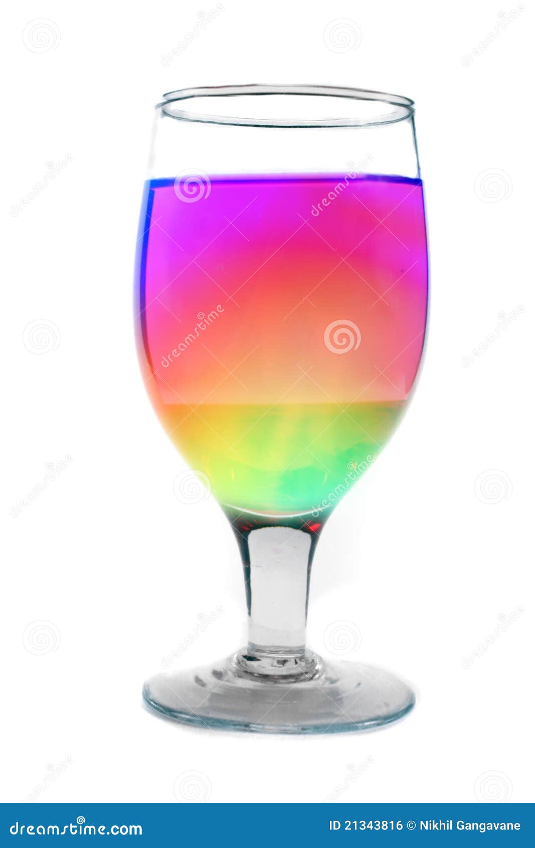 Buntes Cocktail stockfoto. Bild von sirup, cocktail, getrennt - 21343816