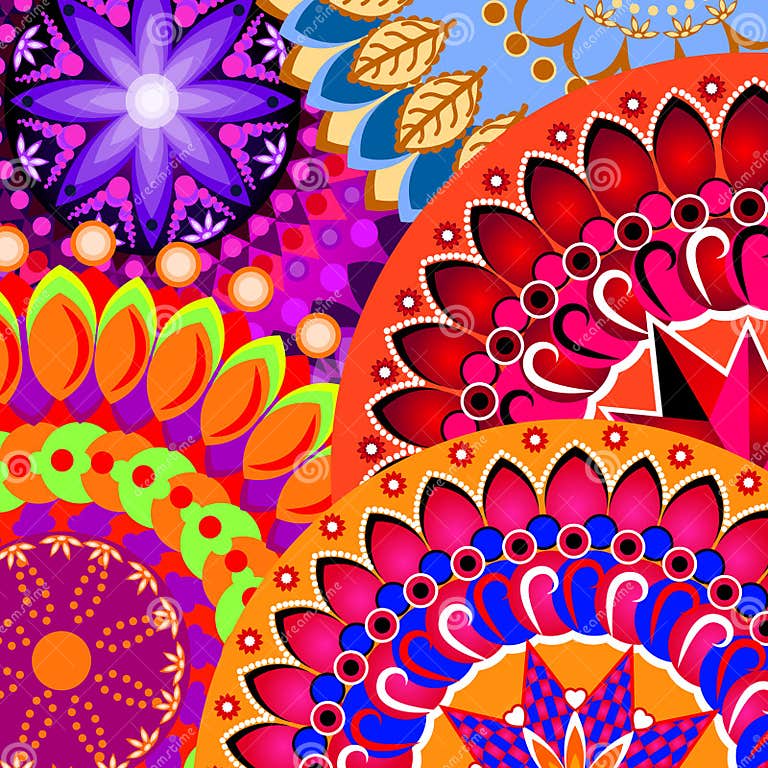 Buntes Muster vektor abbildung. Illustration von dekorativ - 48110229