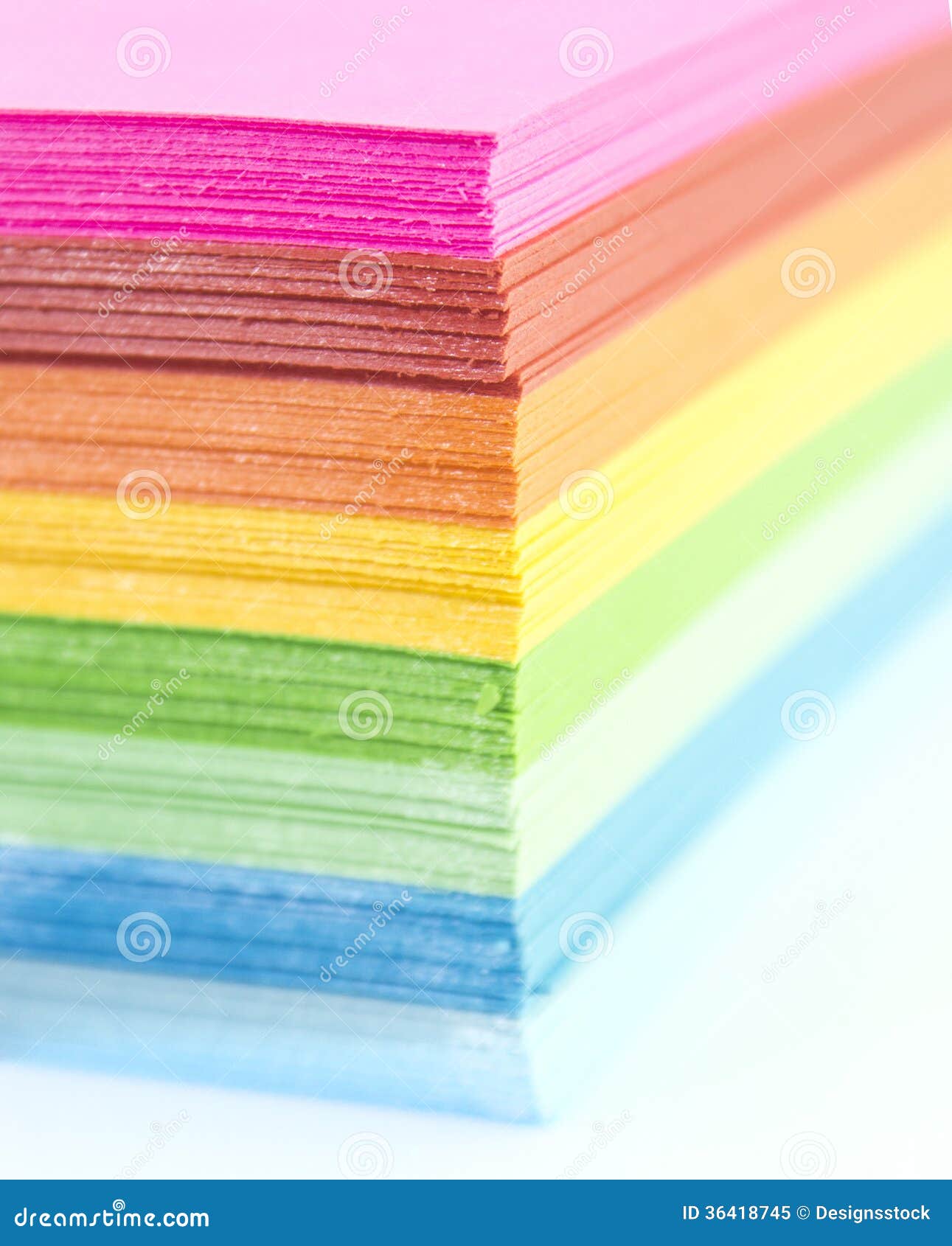 Buntes Papier stockbild. Bild von bunt, makro, kreativ - 36418745
