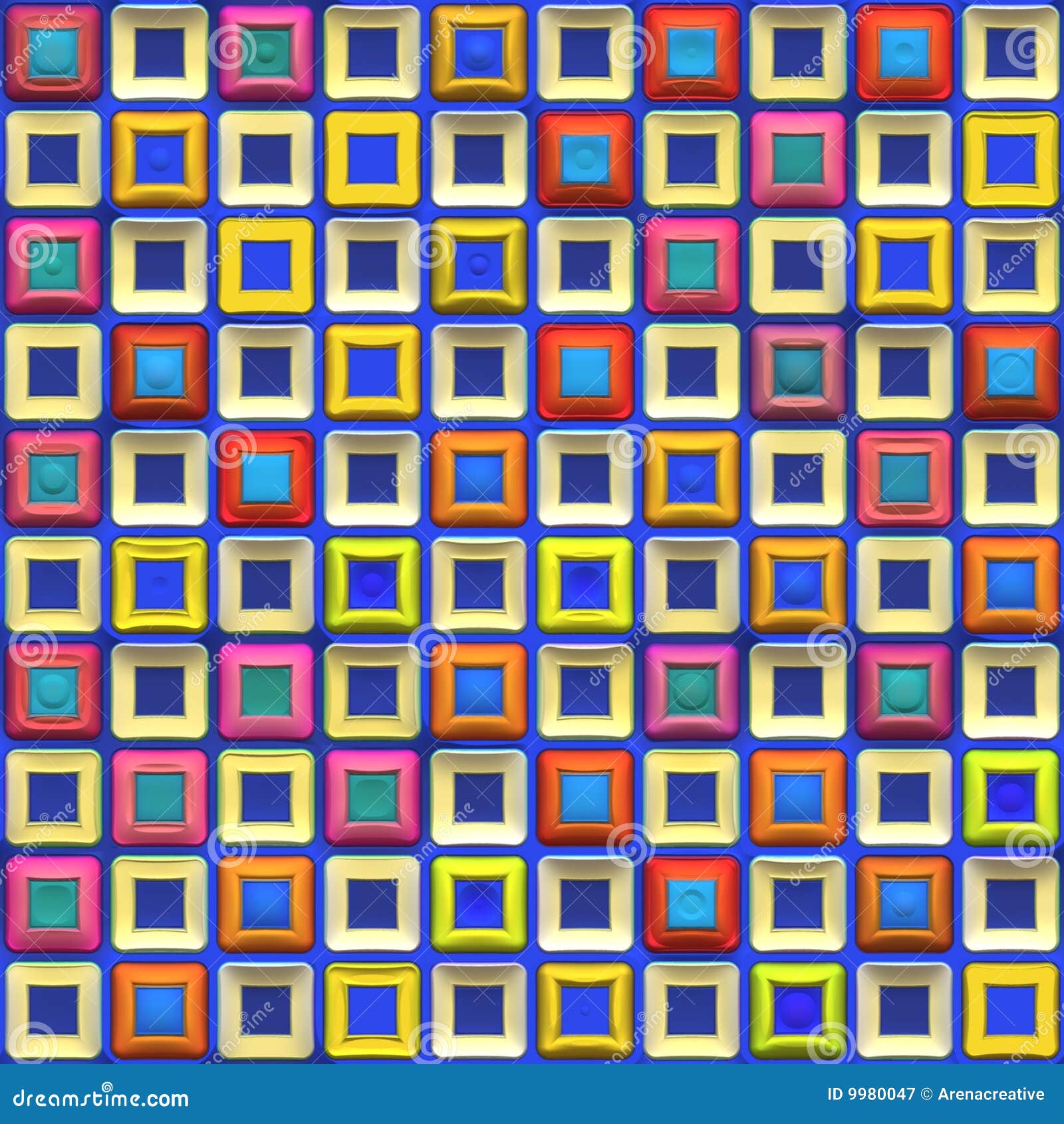 Buntes Quadrat-Muster stock abbildung. Illustration von geometrisch ...