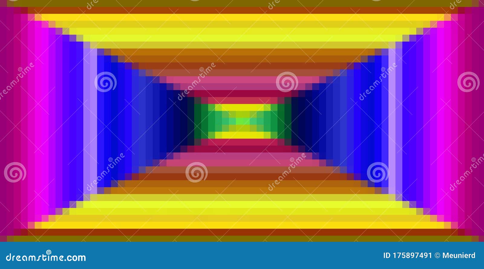 Buntes Quadratmuster Der Pixel Stock Abbildung - Illustration von kunst ...