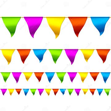 Bunting flags stock vector. Illustration of holiday, flag - 19639233