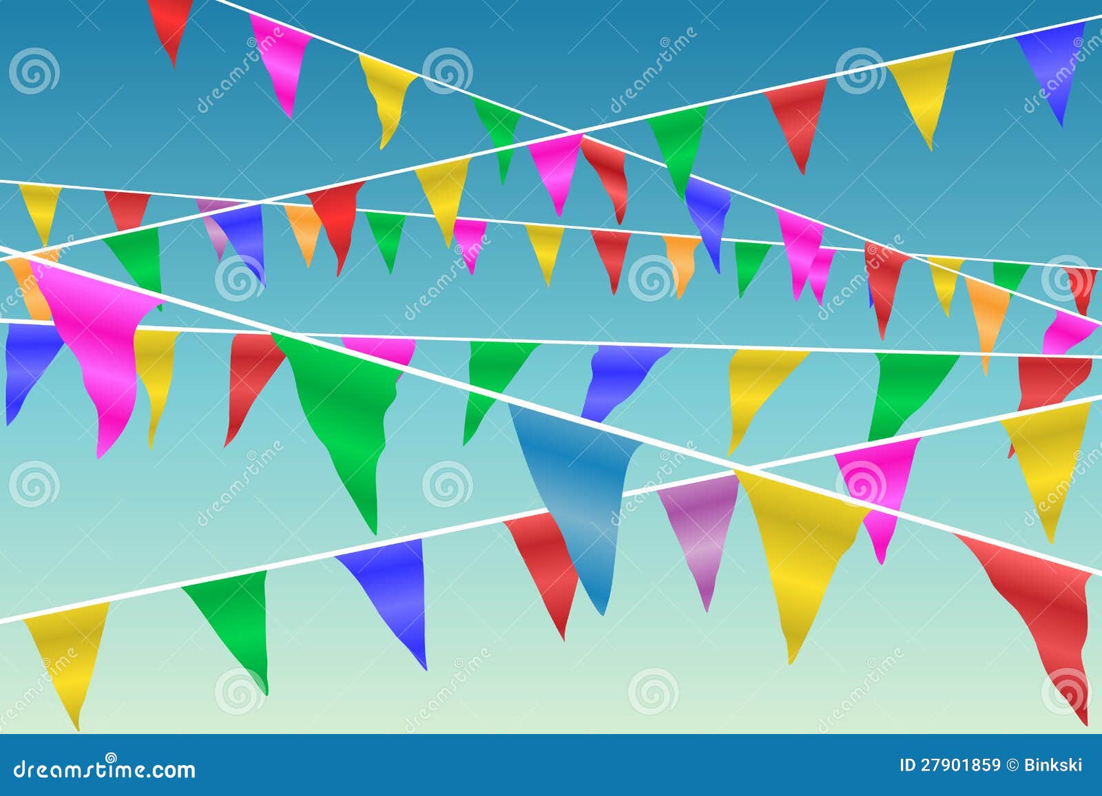 Bunting Flags stock vector. Illustration of event, bunting - 27901859
