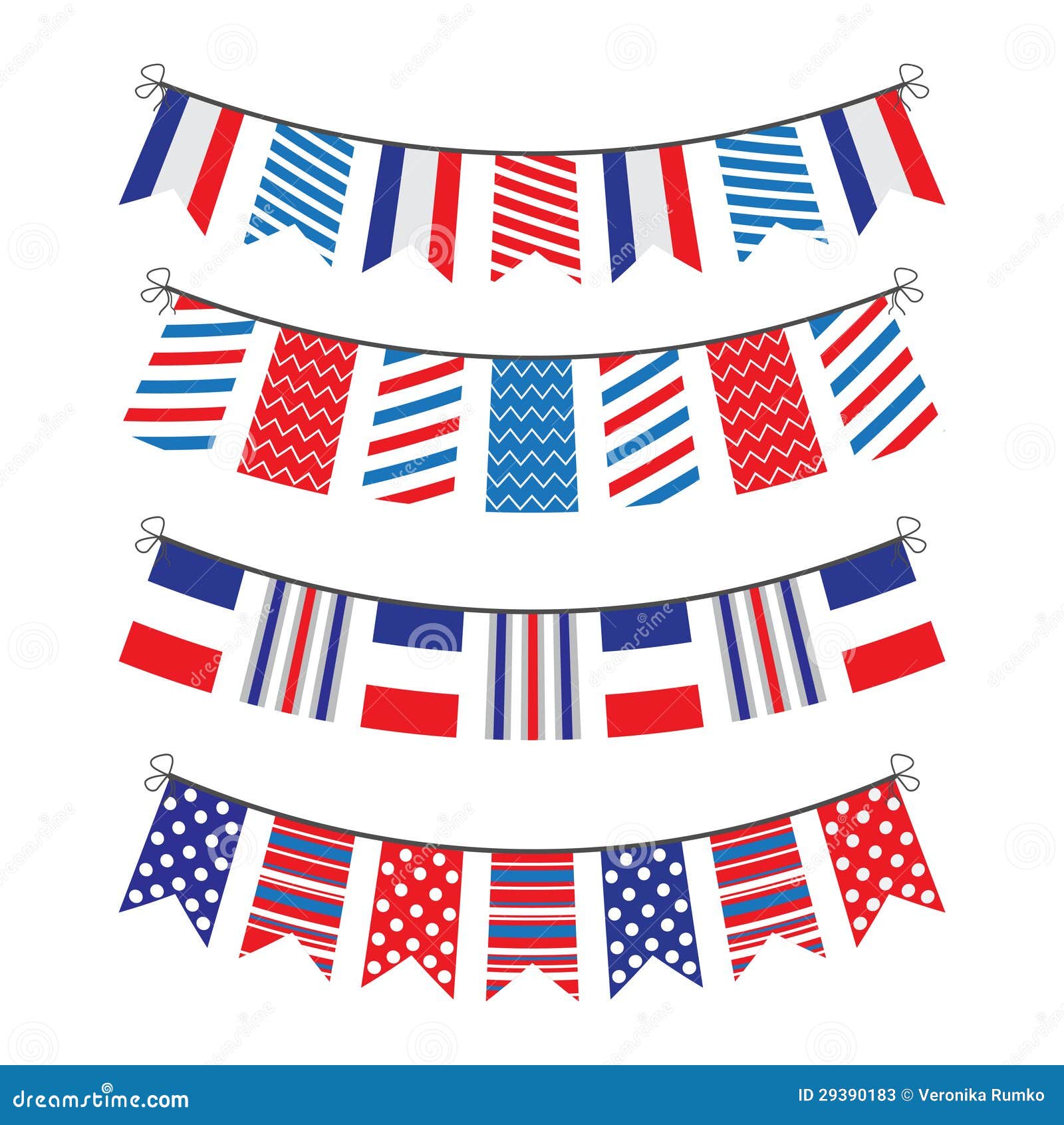 Bunting of flags stock vector. Illustration of decoration - 29390183