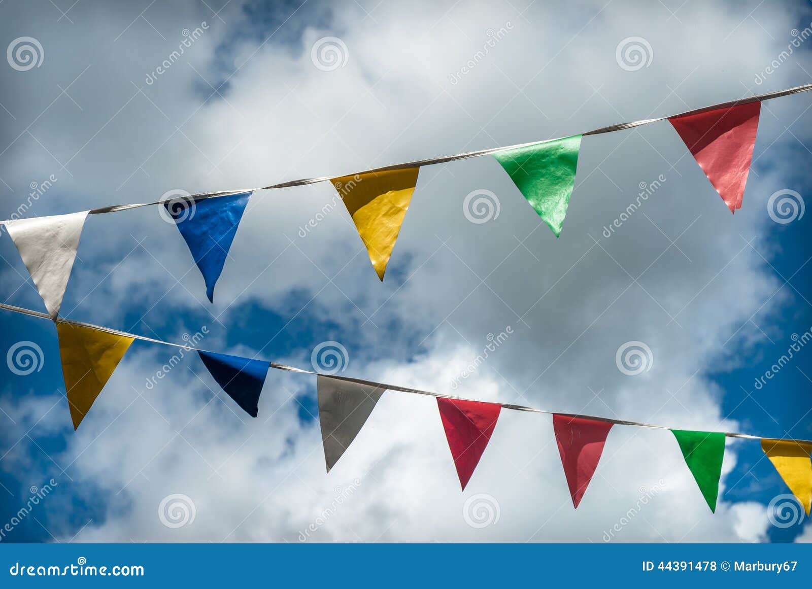 Bunting Flags stock photo. Image of season, fete, party - 44391478