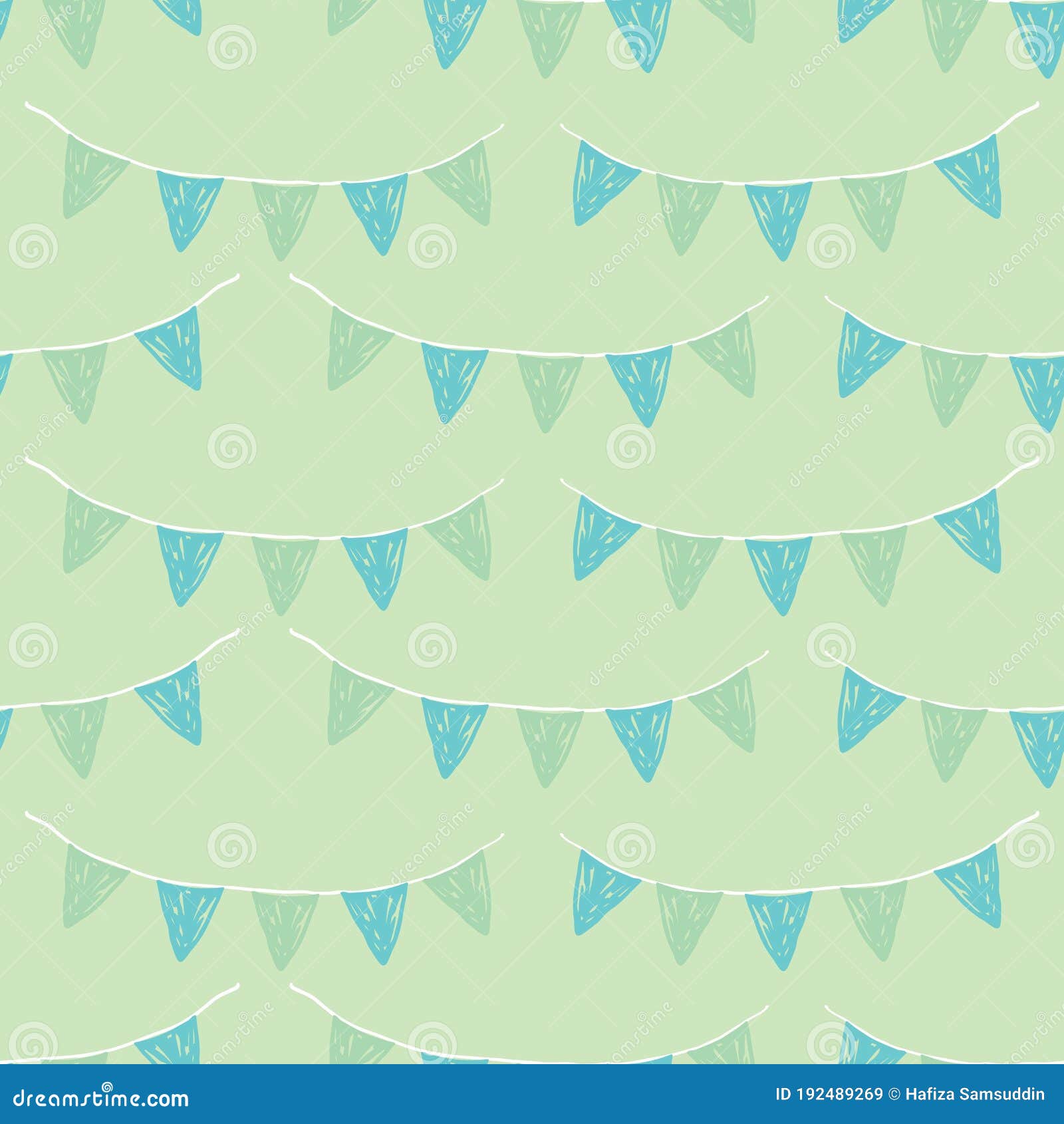 Buntings Background Design. Vector Illustration Decorative Design Stock ...