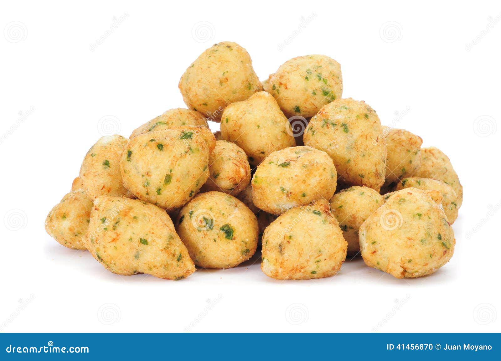 Bunuelos De Bacalao, Spanish Cod Fritters Stock Photo - Image of course ...