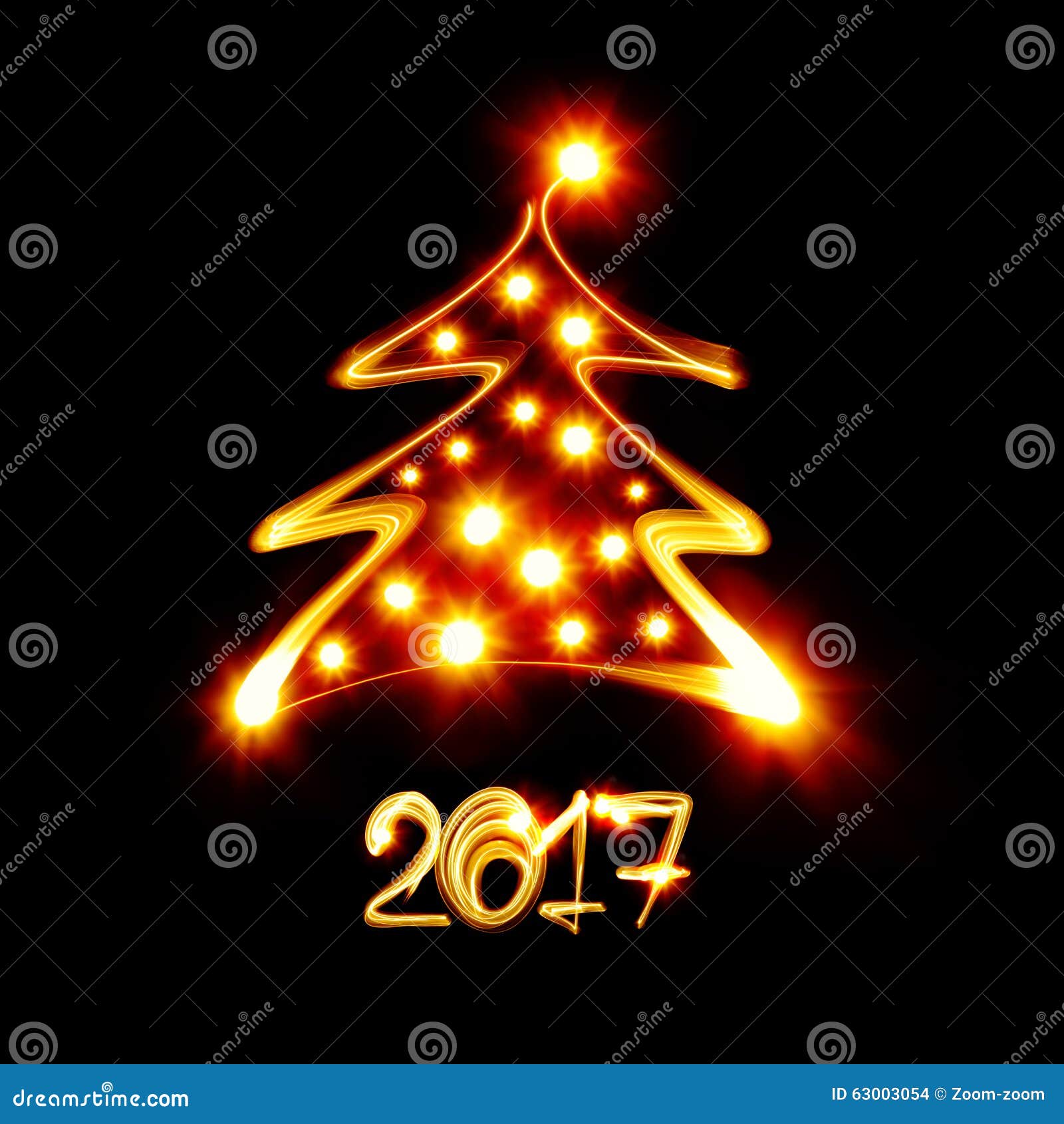 Buon anno 2017 illustrazione di stock. Illustrazione di grafico - 63003054