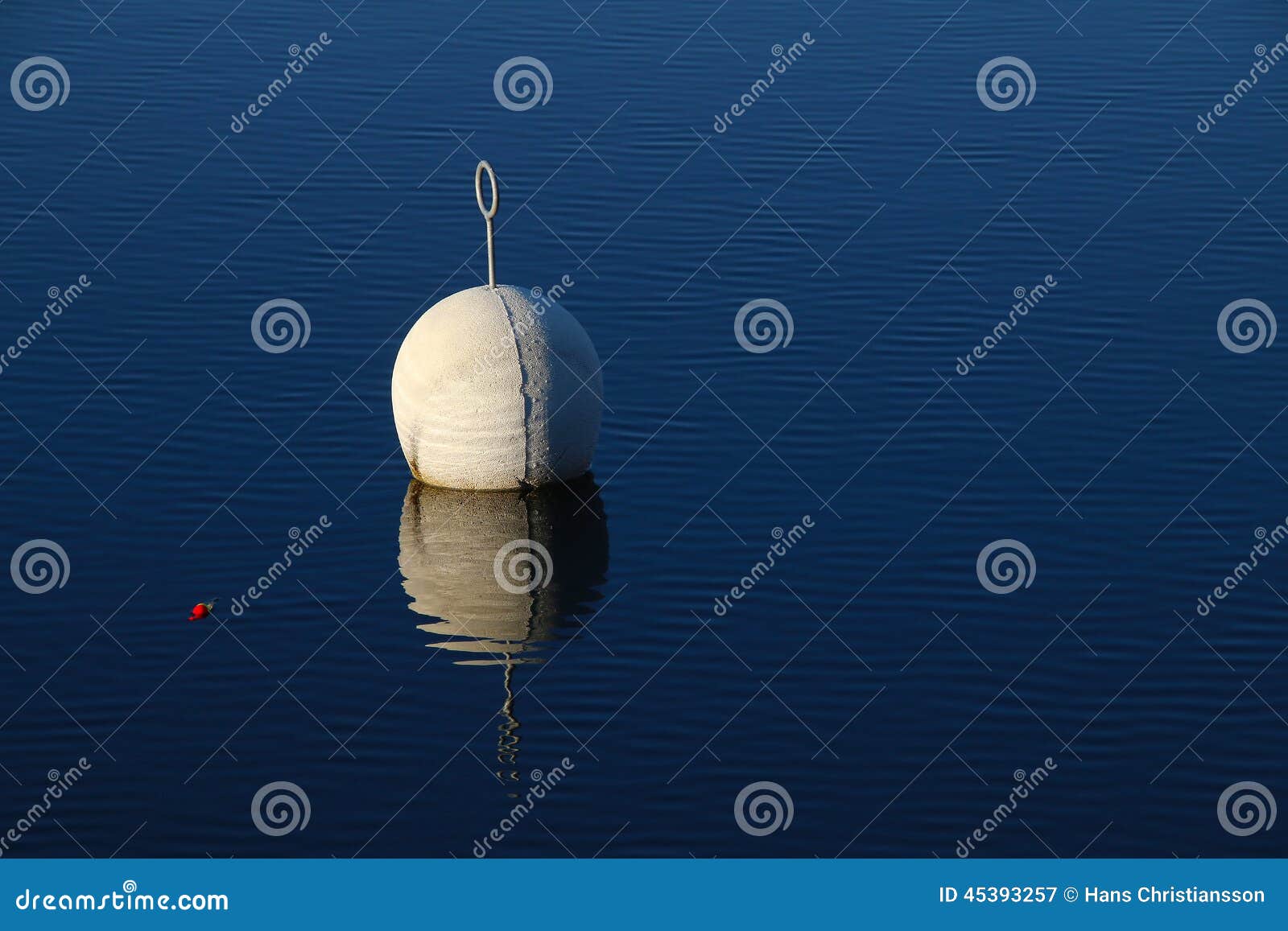 Buoy in calm water stock image. Image of calmness, maritime - 45393257