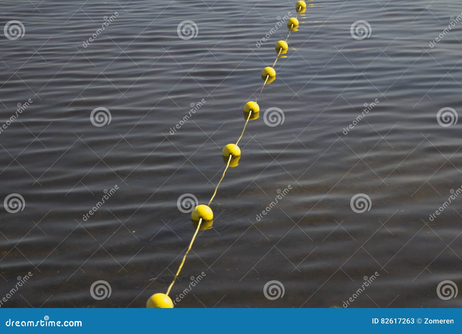 Buoy line stock image. Image of maritime, barrier, marine - 82617263