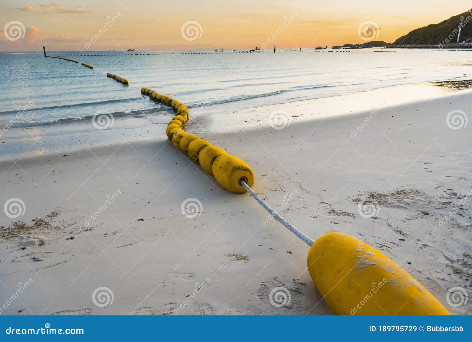 Buoyancy on the Beach, Sign Warning Dangerous Stock Image - Image of ...