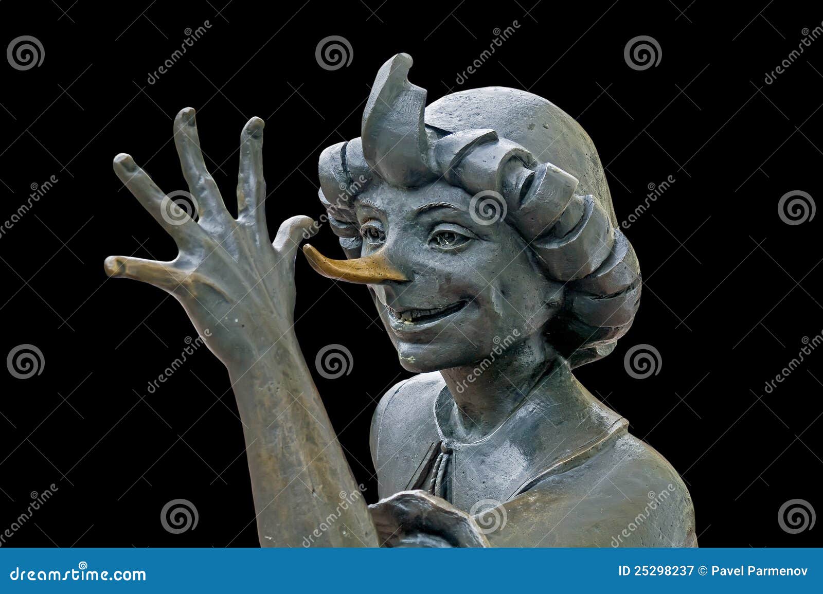 Buratino stock image. Image of personage, fictitious - 25298237