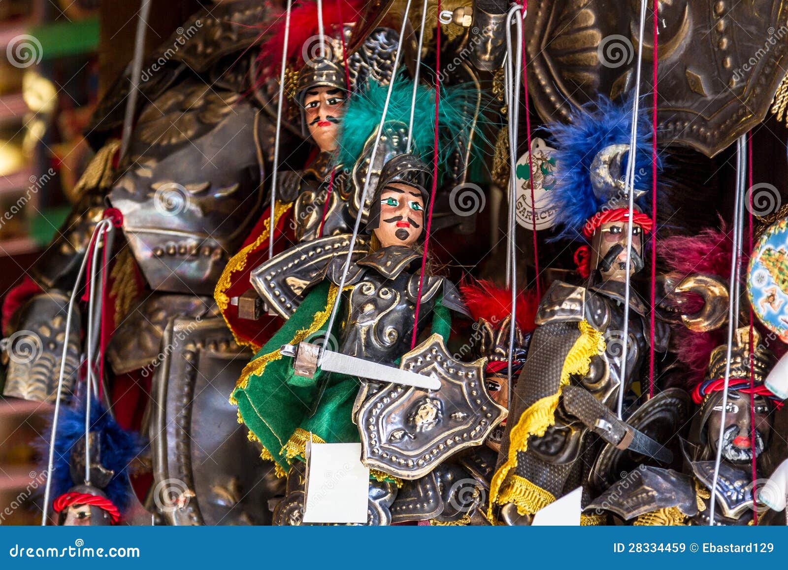 Burattino Siciliano Da Vendere Immagine Stock - Immagine di antico ...