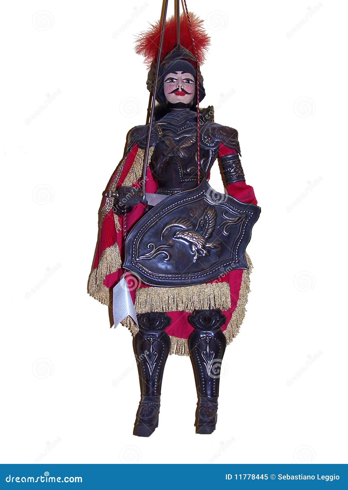 Burattino siciliano tipico immagine stock. Immagine di teatro - 11778445