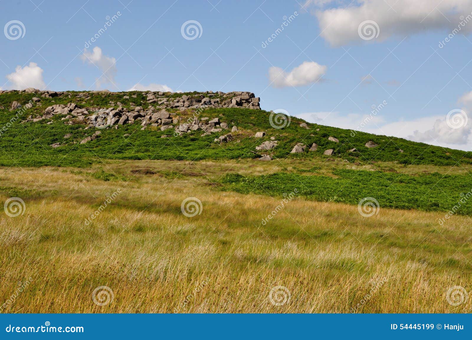 Burbage valley stock image. Image of landscape, england - 54445199