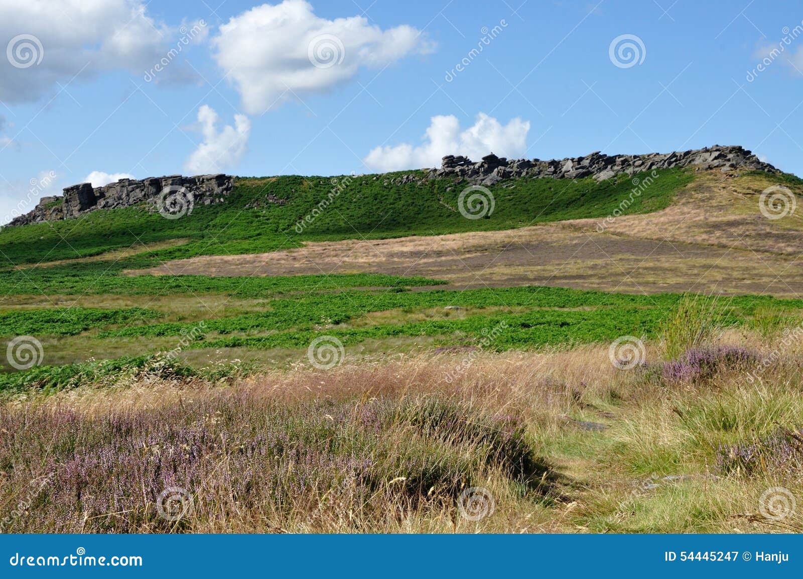 Burbage valley stock image. Image of recreation, travel - 54445247