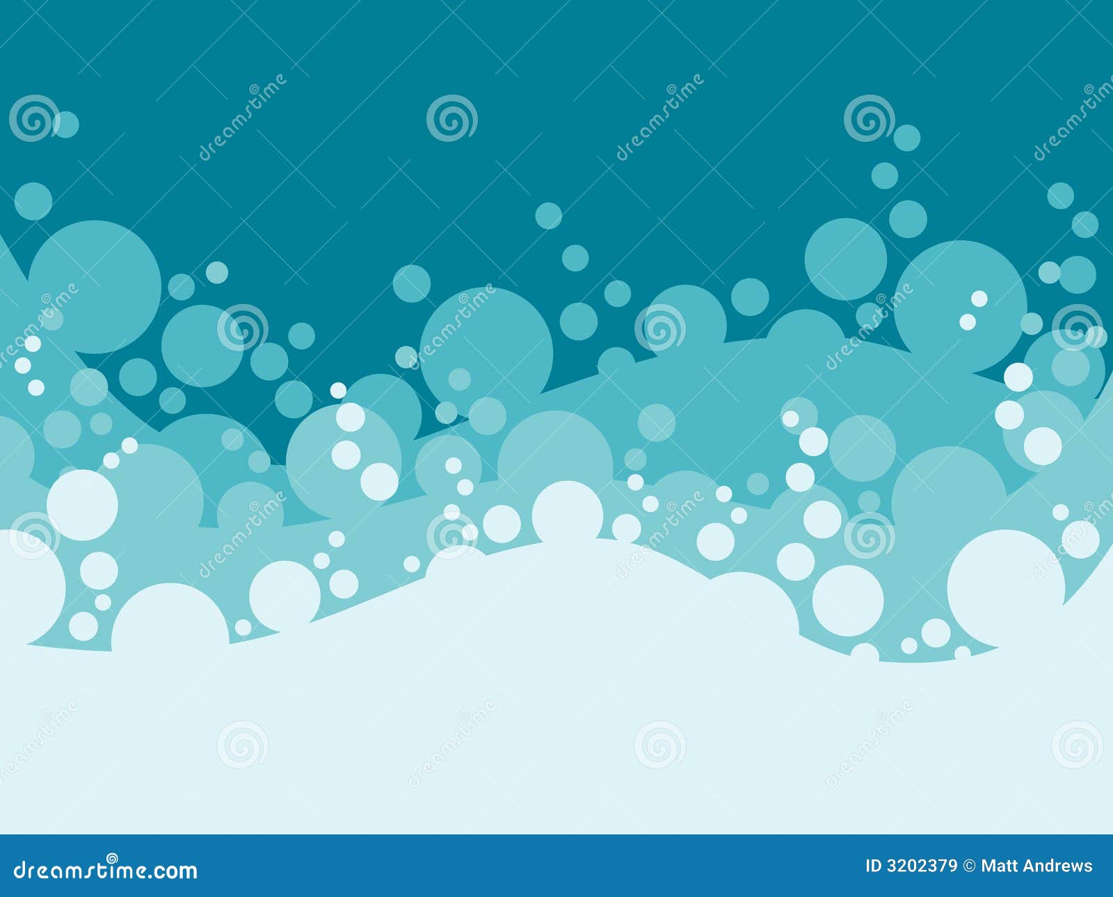 Burbujas azules ilustración del vector. Ilustración de punto - 3202379