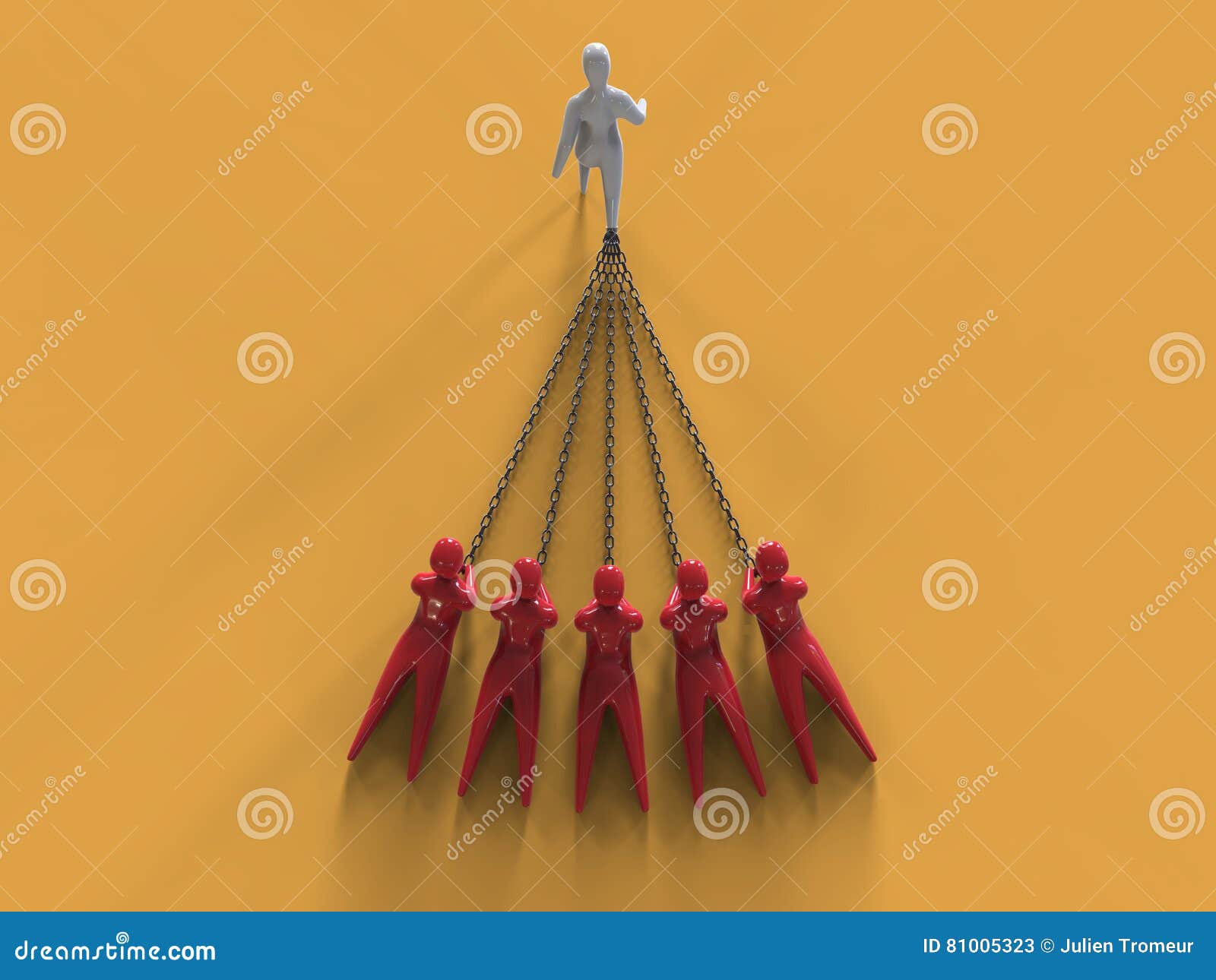 Burden - 3D Illustration stock illustration. Illustration of psychology ...