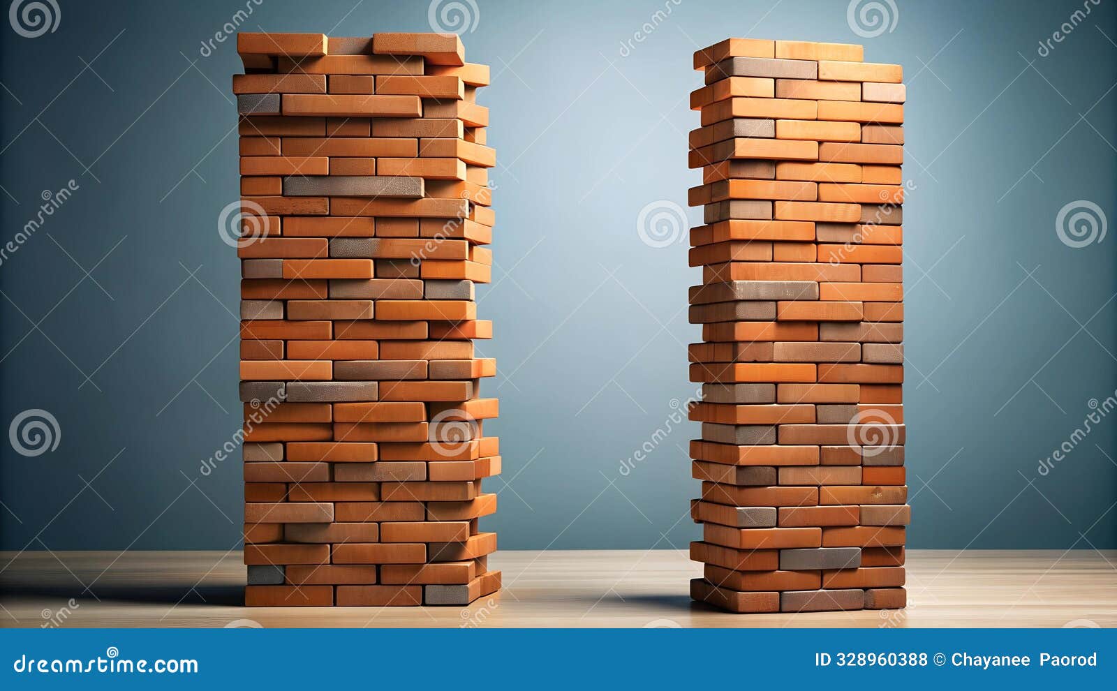 The Burden of Expectations: a Stack of Unstable Bricks AI Generated ...