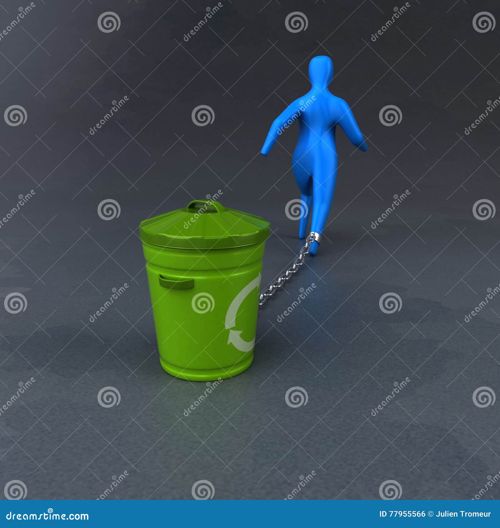 Burden Symbol - 3D Illustration Stock Illustration - Illustration of ...