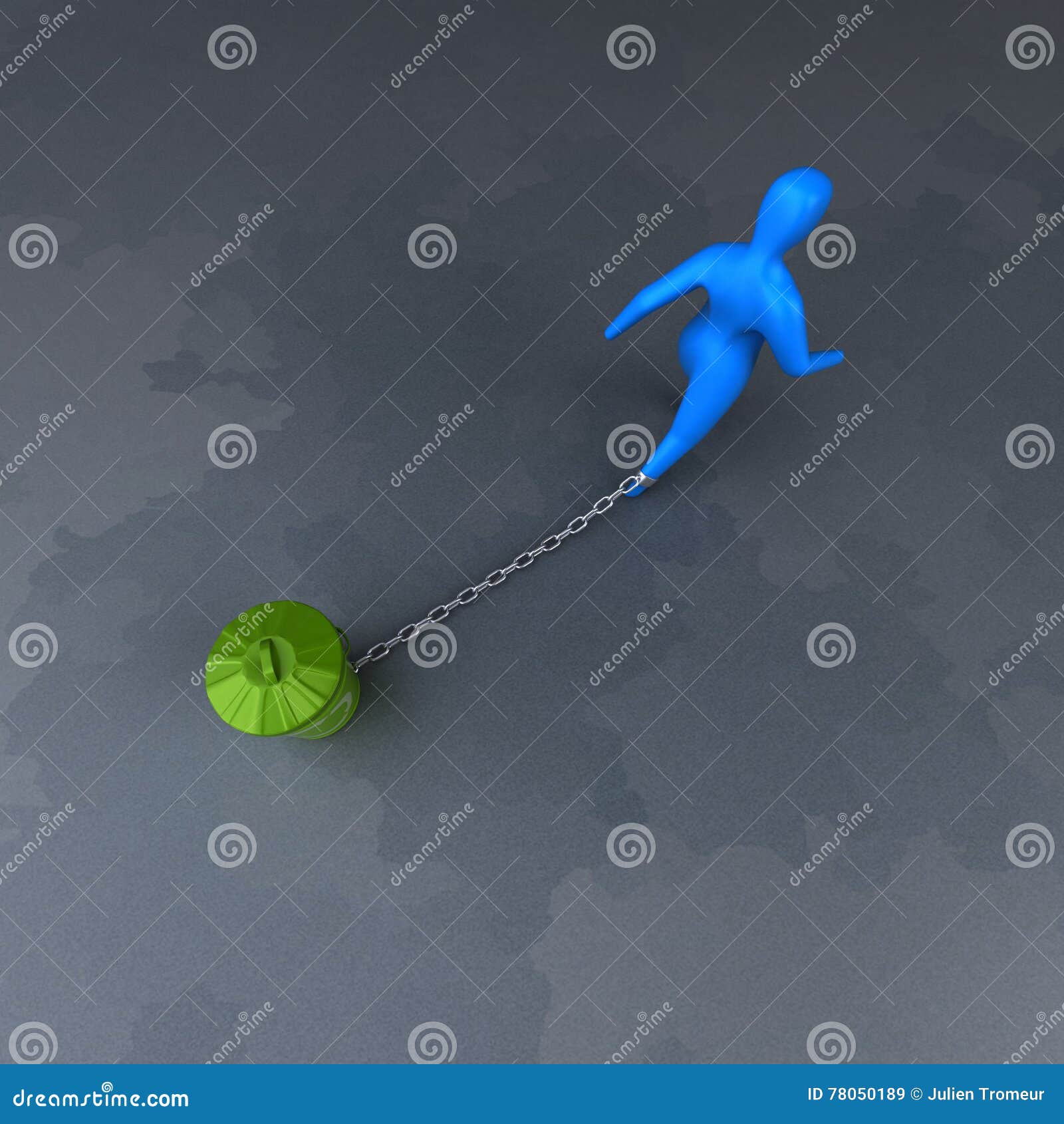 Burden Symbol - 3D Illustration Stock Illustration - Illustration of ...