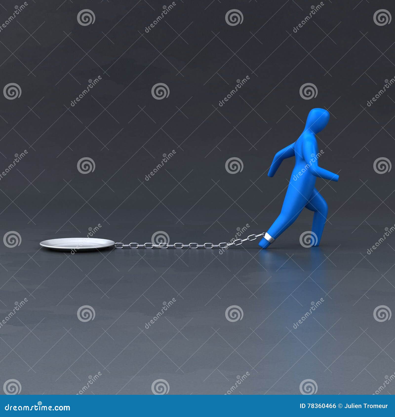 Burden Symbol - 3D Illustration Stock Illustration - Illustration of ...