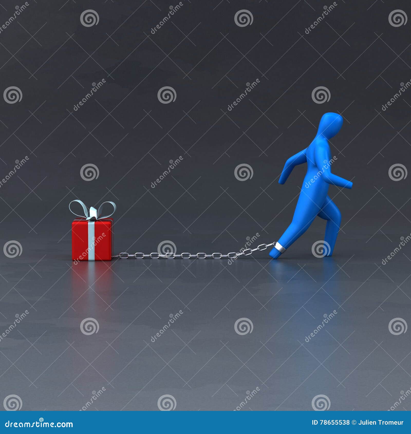 Burden Symbol - 3D Illustration Stock Illustration - Illustration of ...